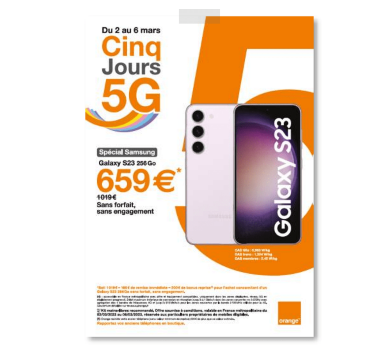 Publicité | Orange | Affichage A3